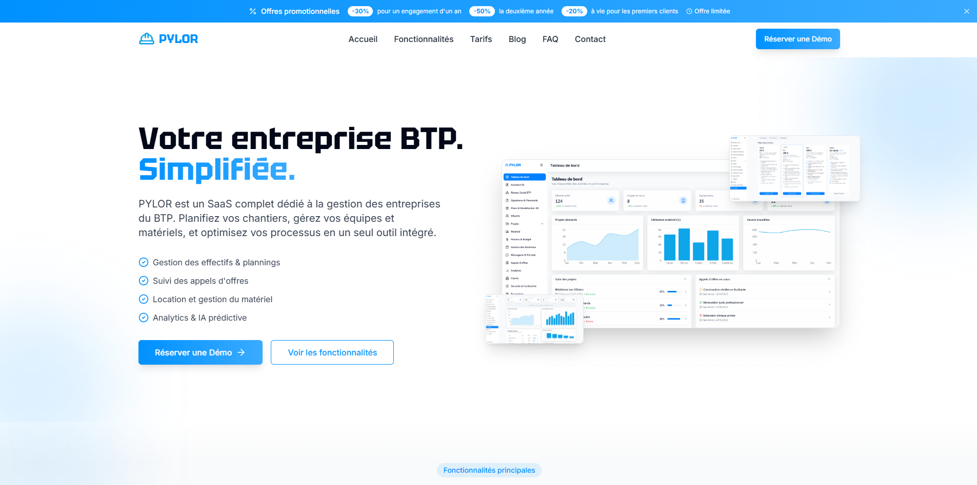 PYLOR - Logiciel de Gestion BTP | Optimisez vos Chantiers et Ressources